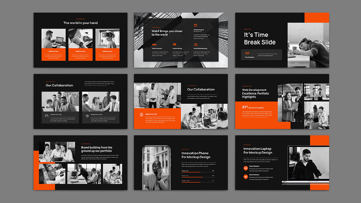 Web 3 0 Proposal PowerPoint Template on Behance :: Behance