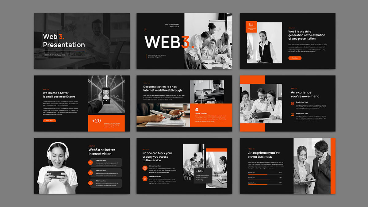 Web 3 0 Proposal PowerPoint Template on Behance :: Behance