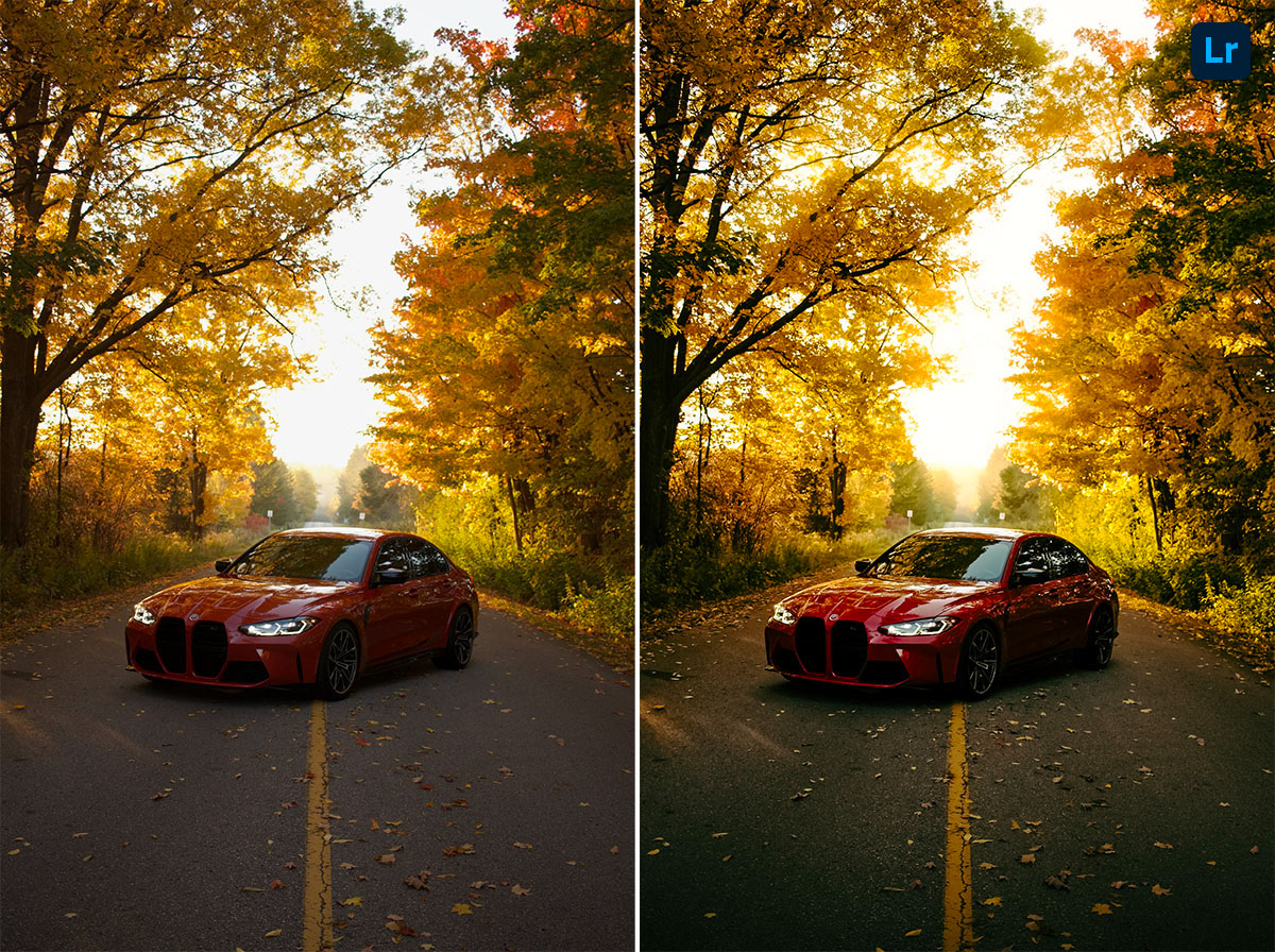 Fall 24 and BMW M3 Competition | Remix | Photoshop Lightroom