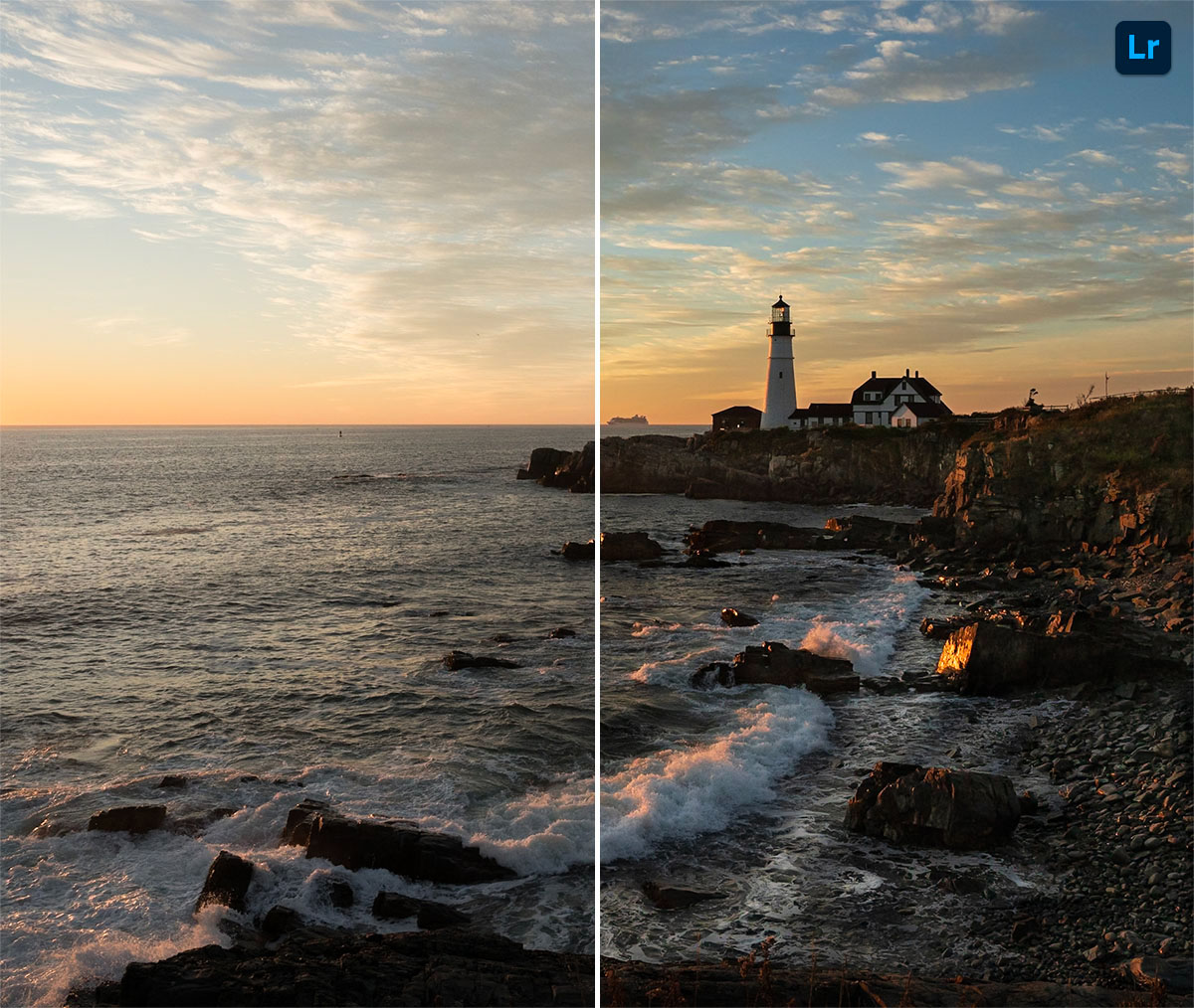 Portland Head Lighthouse, Maine | Edit | Photoshop Lightroom