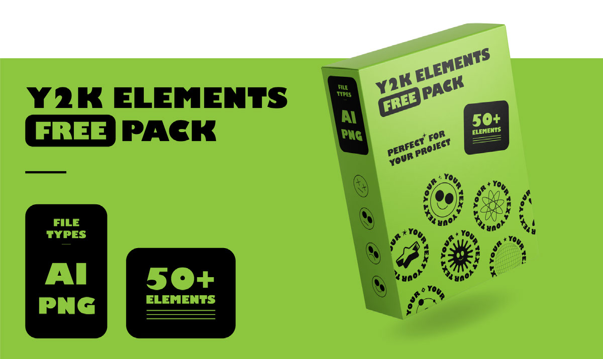 FREE Y2K Pack by ADP55 on Behance :: Behance