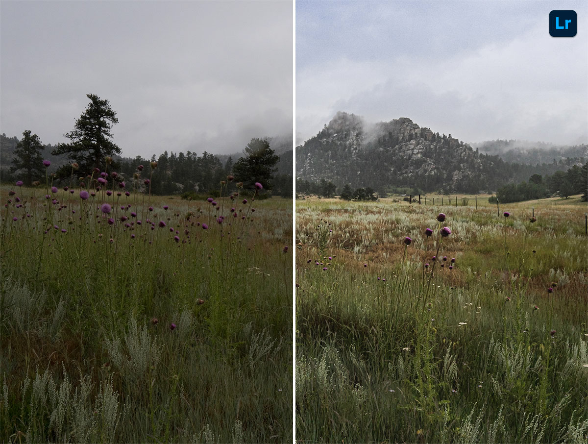 Mountain fields | Edit | Photoshop Lightroom