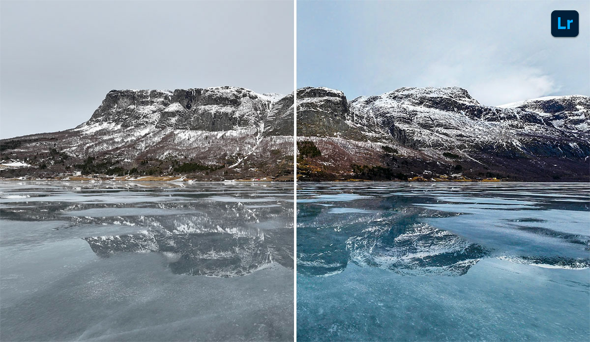 Icy reflections | Edit | Photoshop Lightroom