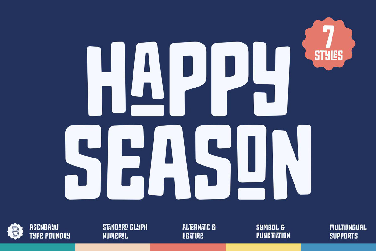 Happy Season Font Family on Behance :: Behance