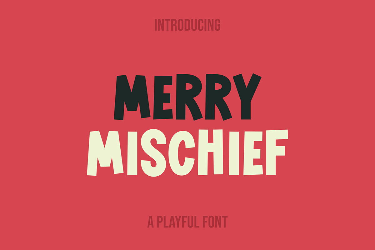 Merry Mischief Font on Behance :: Behance