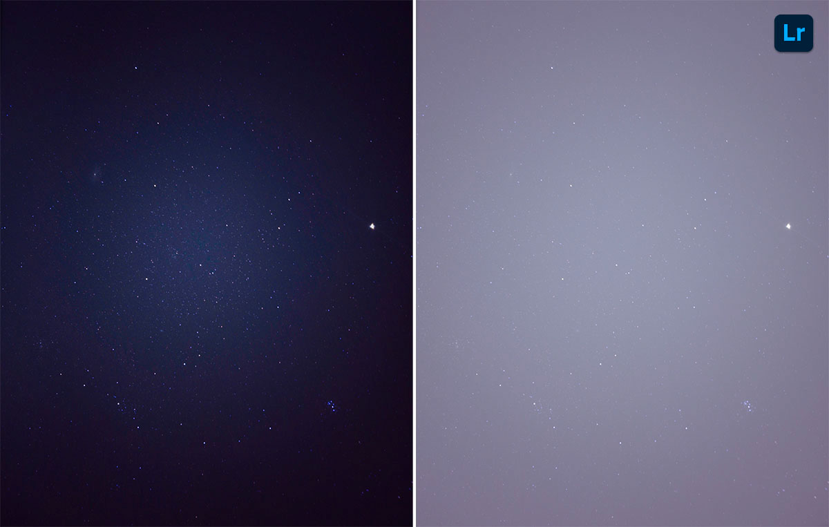 Night sky | Edit | Photoshop Lightroom