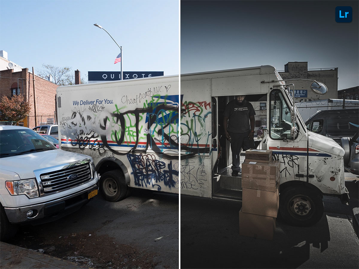 NYC Mail Truck | Edit | Photoshop Lightroom