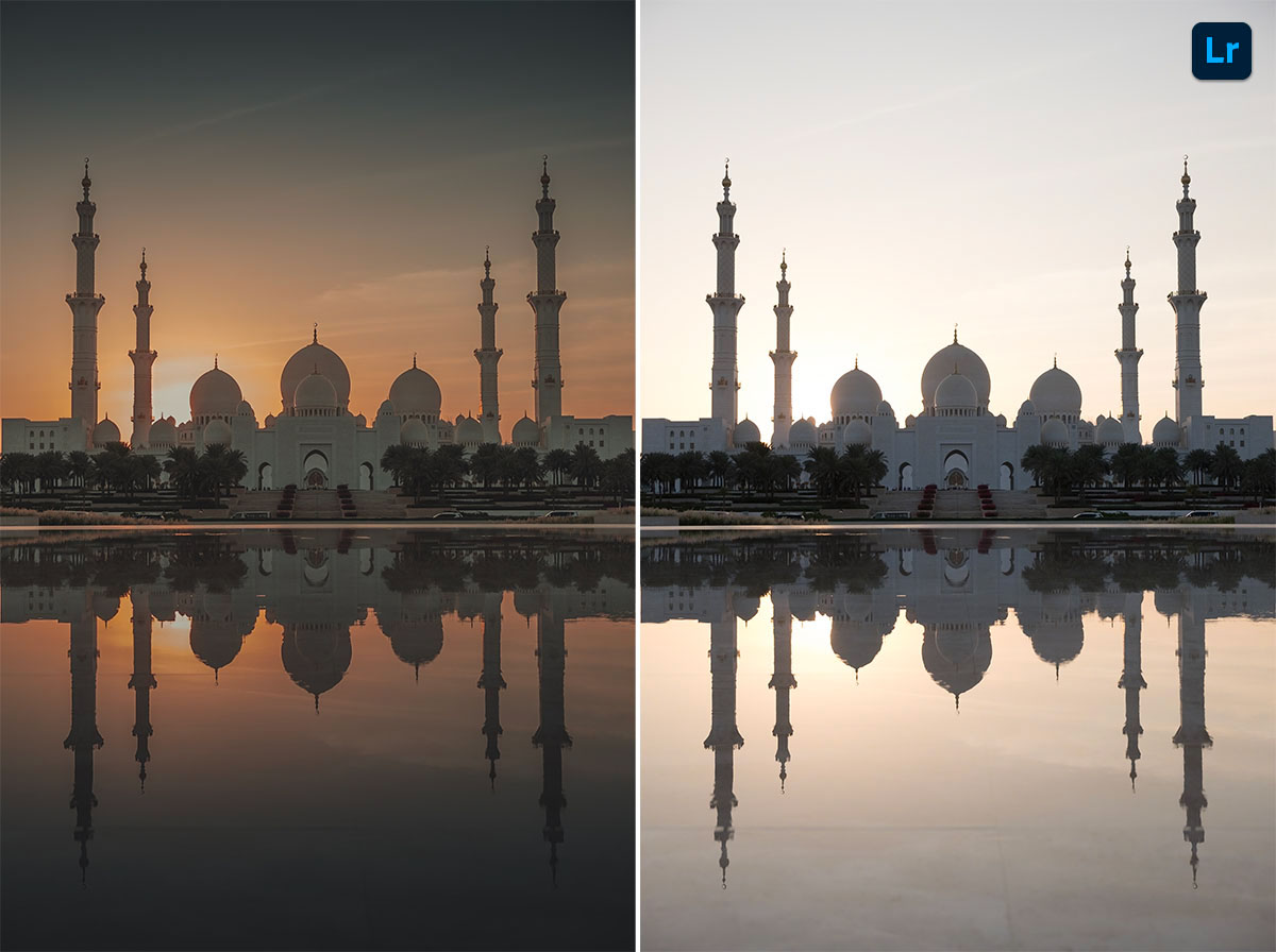 Sheikh-Zayed-Mosque in Abu Dhabi | Edit | Photoshop Lightroom