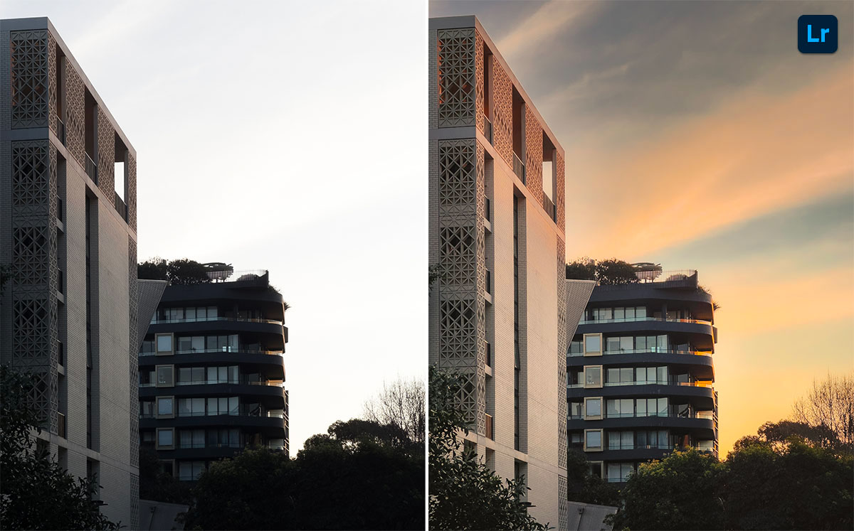 Golden hour building! | Edit | Photoshop Lightroom