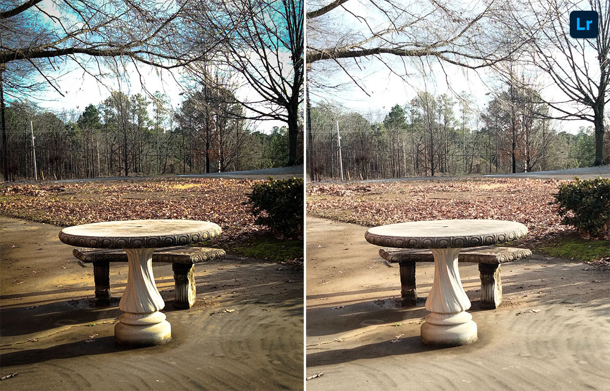 Lone Table in Alabama | Remix | Photoshop Lightroom