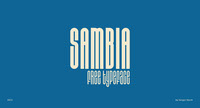 SAMBIA free font :: Behance