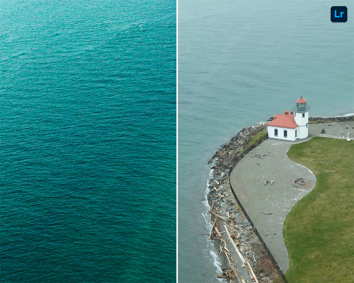 Lighthouse from above | Edit | Photoshop Lightroom