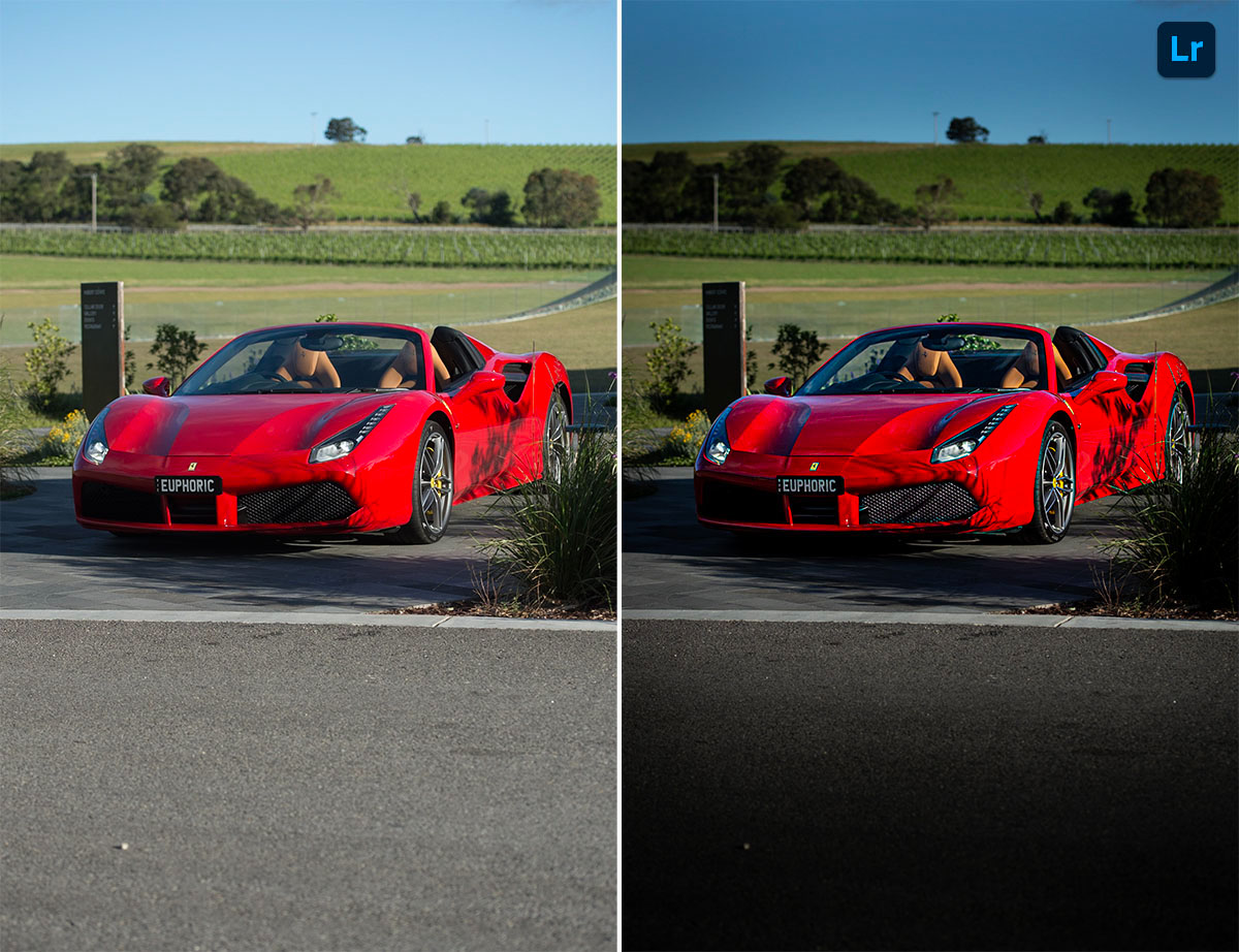 Ferrari 488 Spyder | Edit | Photoshop Lightroom