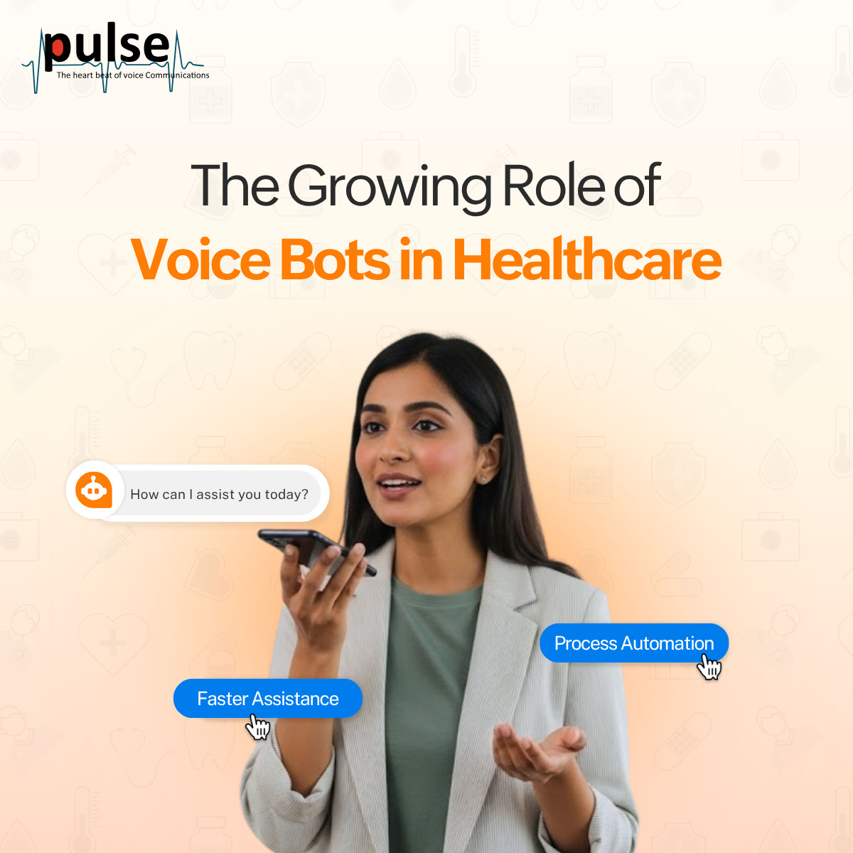 The Growing Role of Voice Bots in Healthcare on Behance :: Behance
