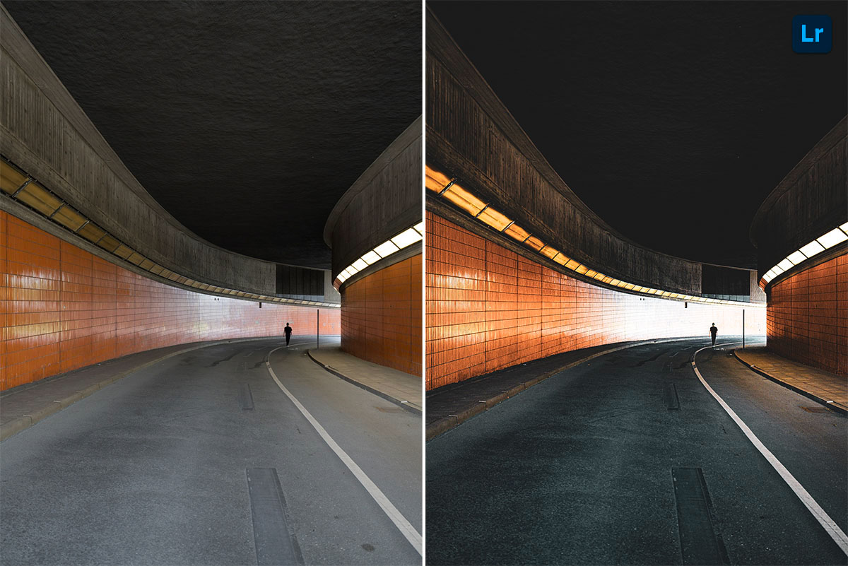 Leading Lines @ Berlin Tunnel | Remix | Photoshop Lightroom