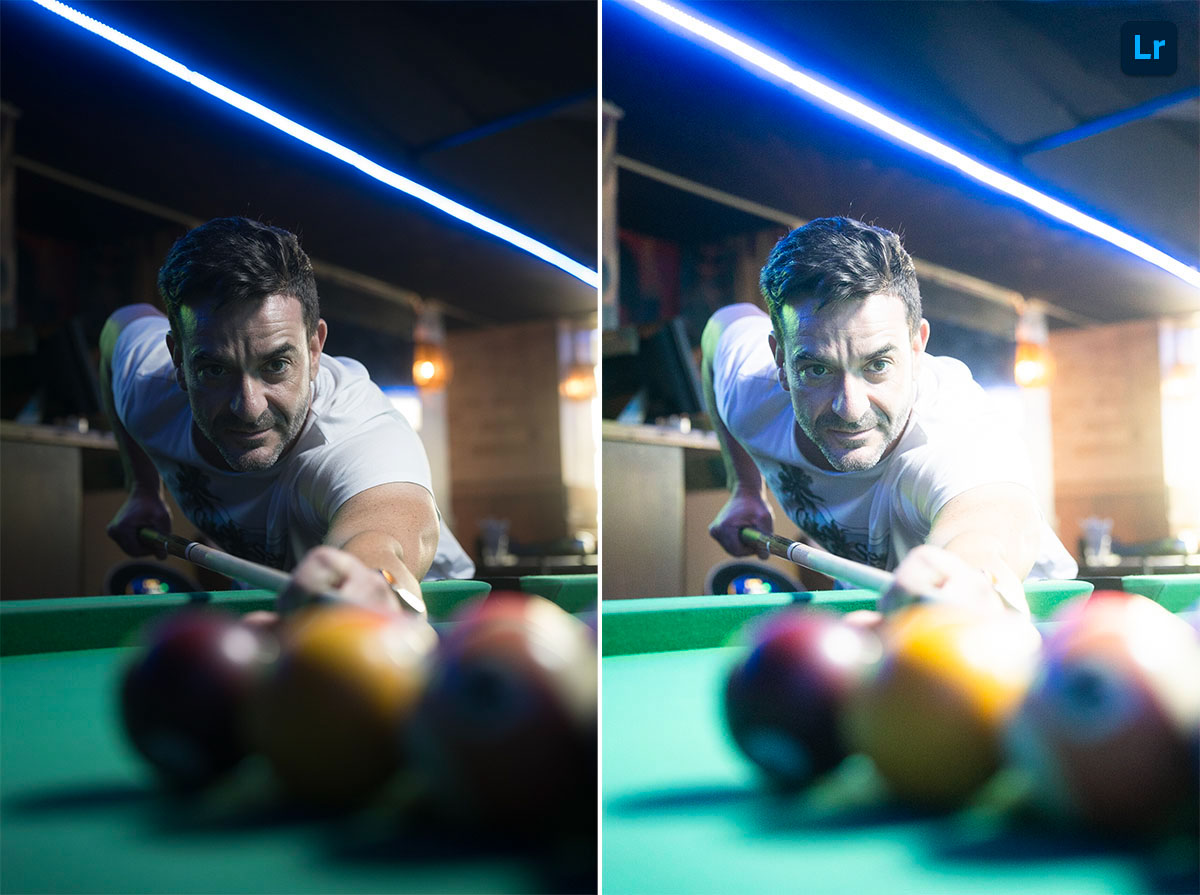 Pool shot | Remix | Photoshop Lightroom