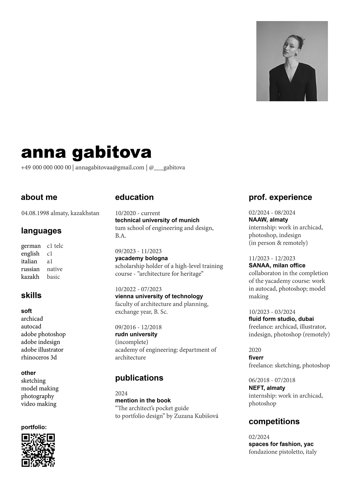 CV template on Behance :: Behance