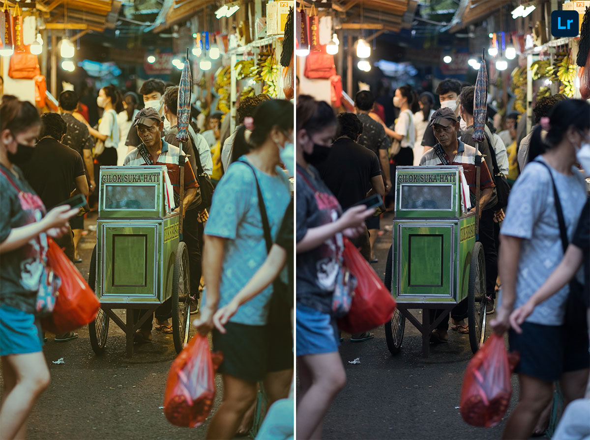 Market on jakarta | Remix | Photoshop Lightroom