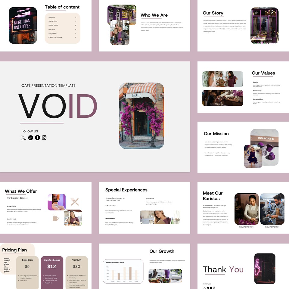 Void Cafe Presentation on Behance :: Behance