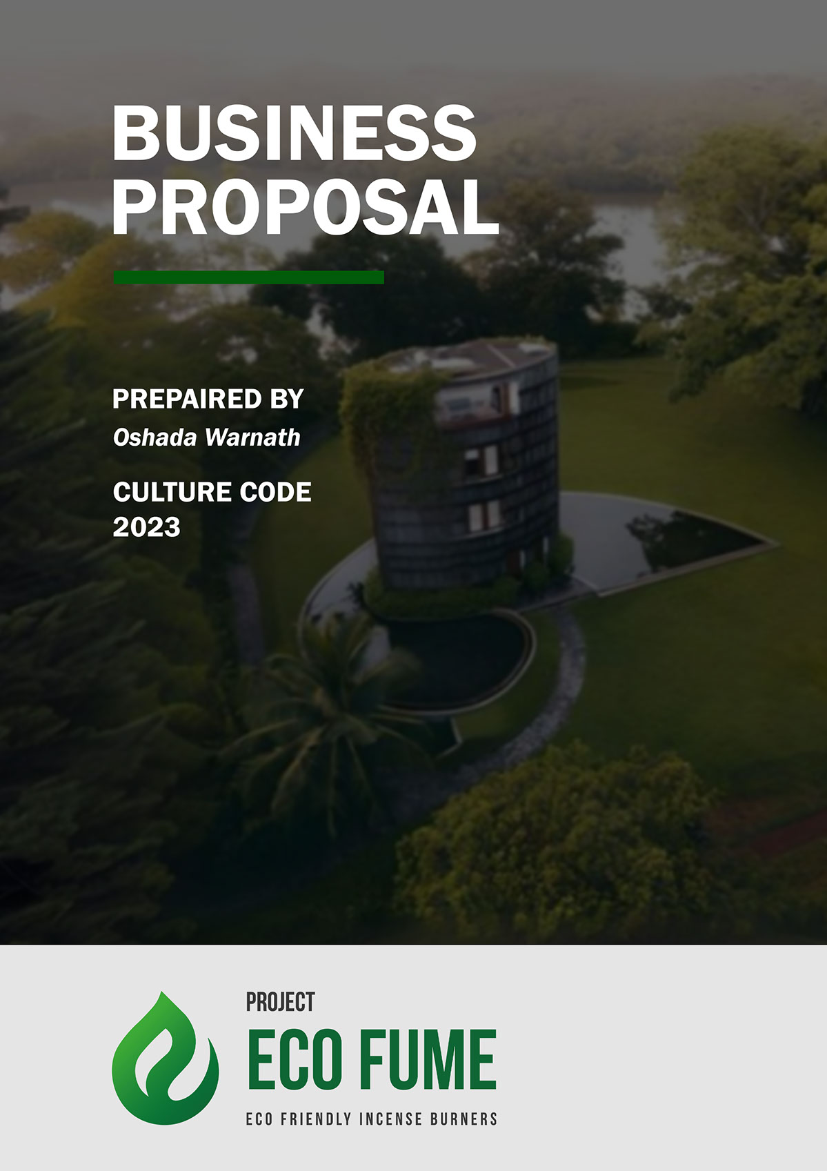 Business proposal of Project ECO FUME on Behance :: Behance