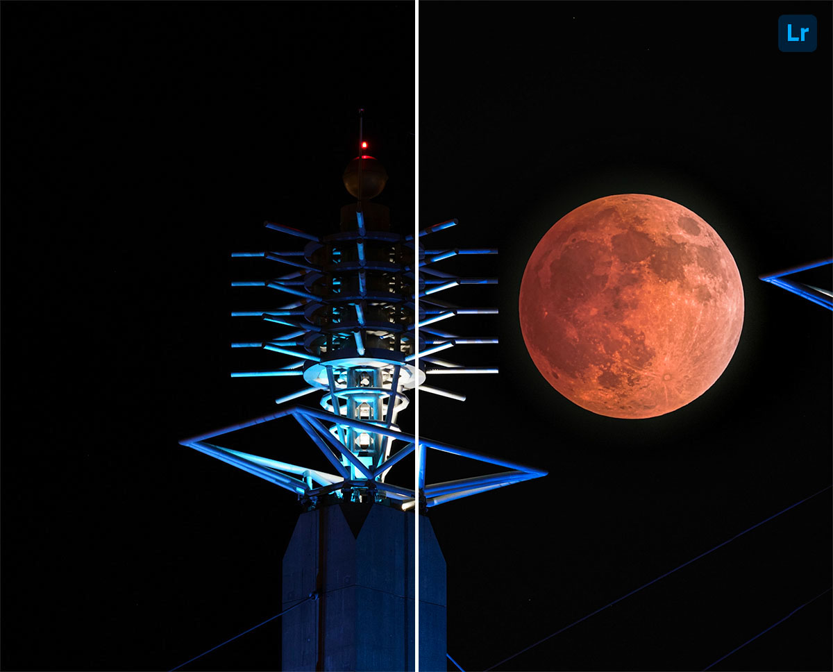 Lunar Eclipse | Edit | Photoshop Lightroom
