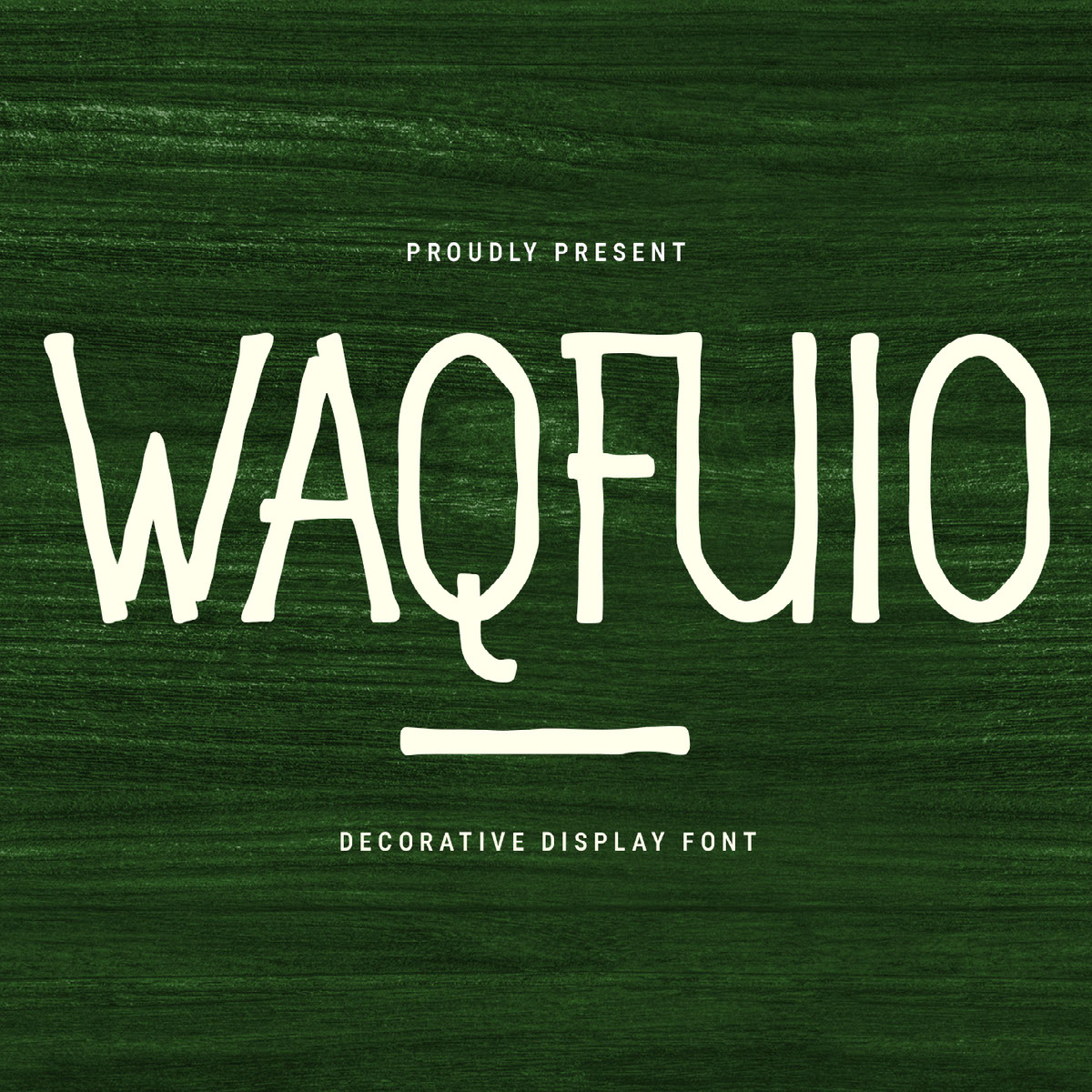 Waqfuio Decorative Display Font on Behance :: Behance