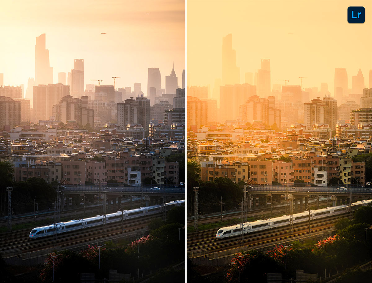 Sunset Rollercoaster | Remix | Photoshop Lightroom