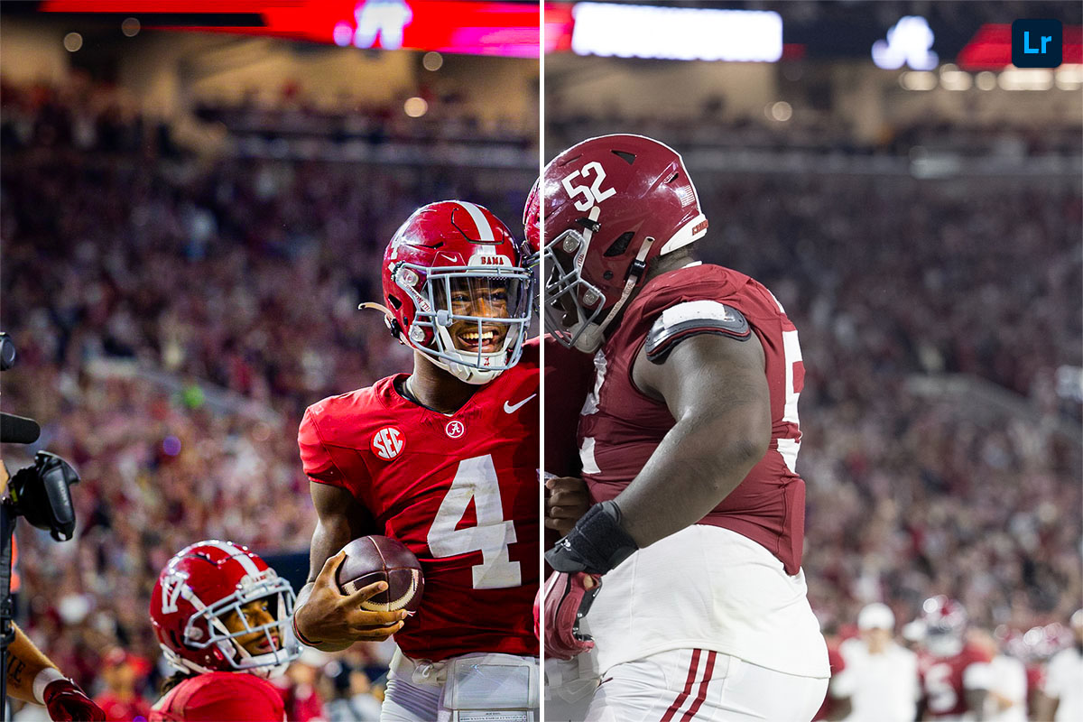 Bama vs LSU | Edit | Photoshop Lightroom