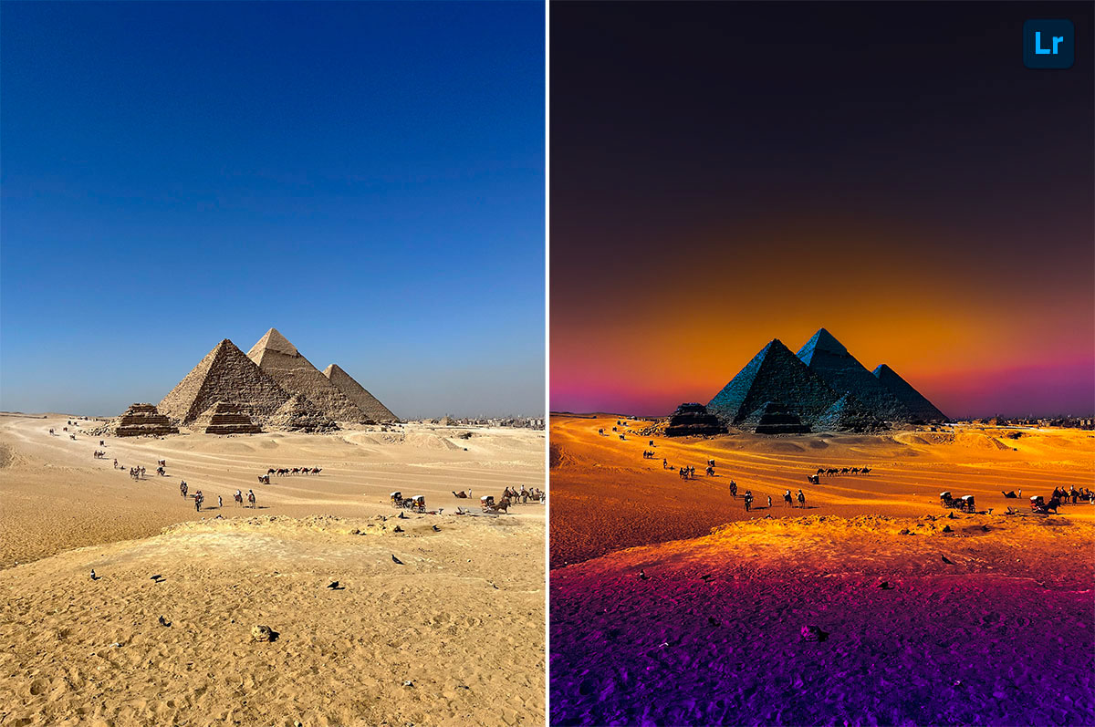 Lost in the pyramids | Edit | Photoshop Lightroom