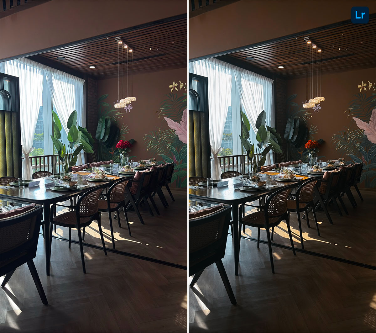 tables | Edit | Photoshop Lightroom