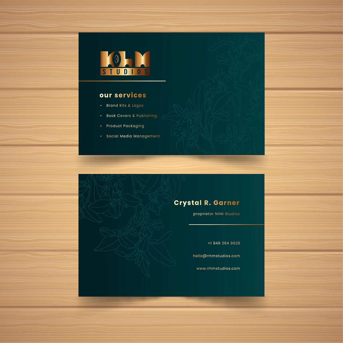 NHM Studios Business Card on Behance :: Behance