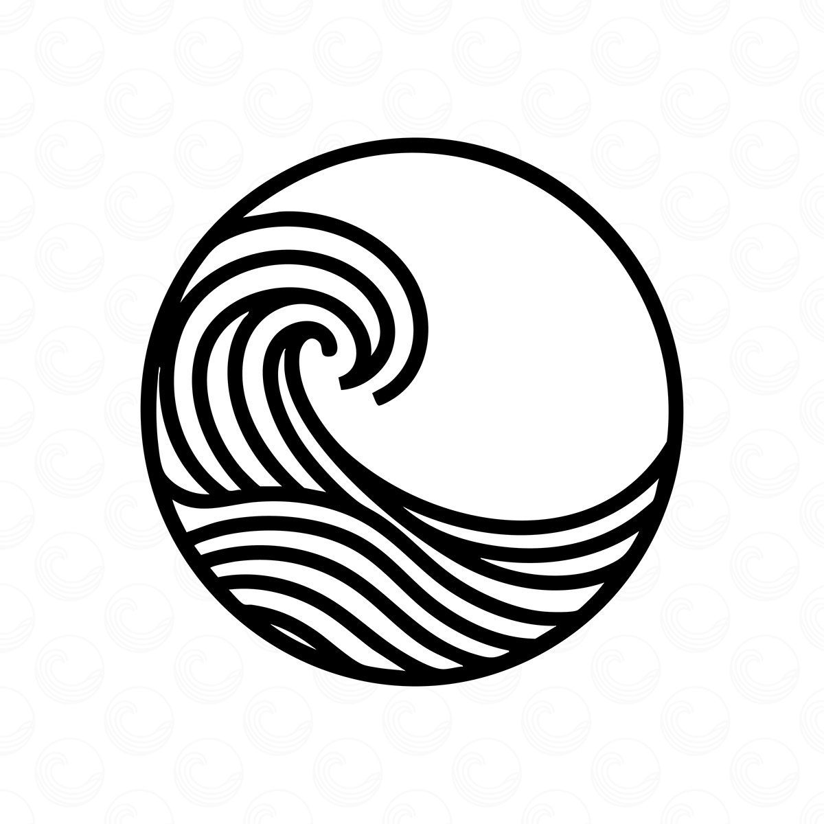 Japanese Waves Vector Collection Premium Design Pack on Behance :: Behance
