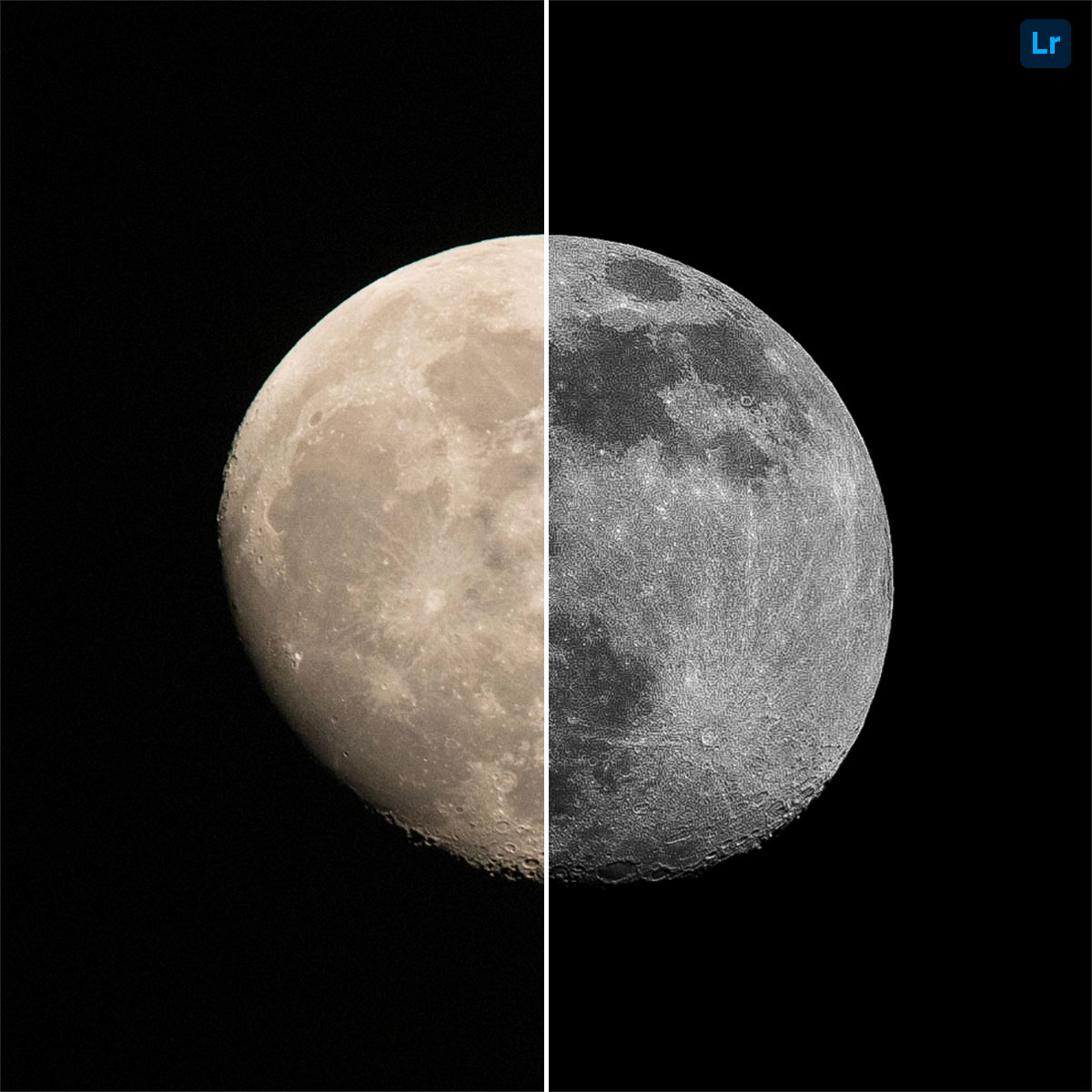 Moon | Edit | Photoshop Lightroom