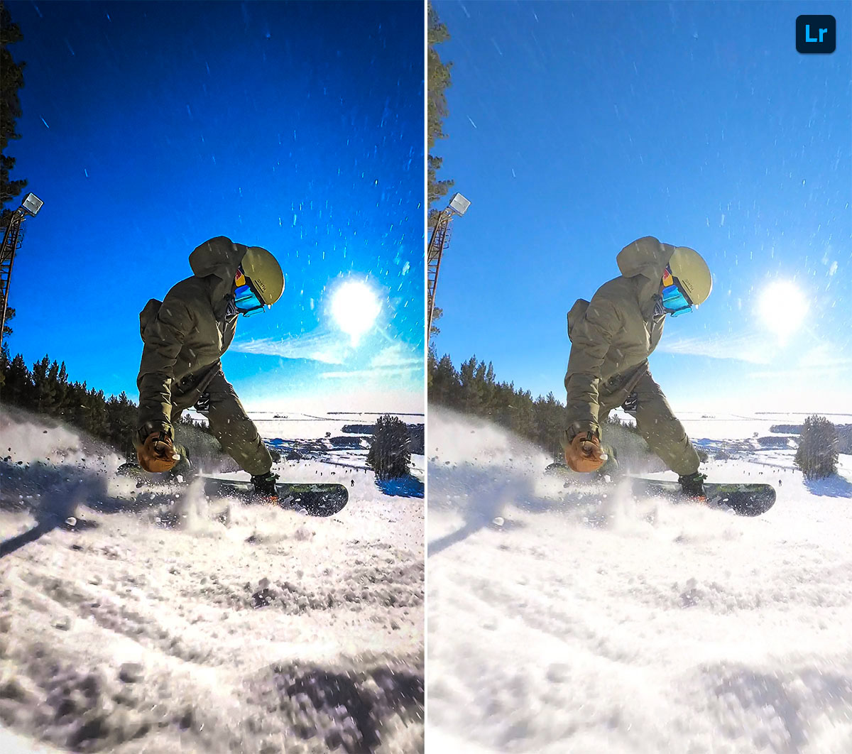 Snowboarding | Edit | Photoshop Lightroom