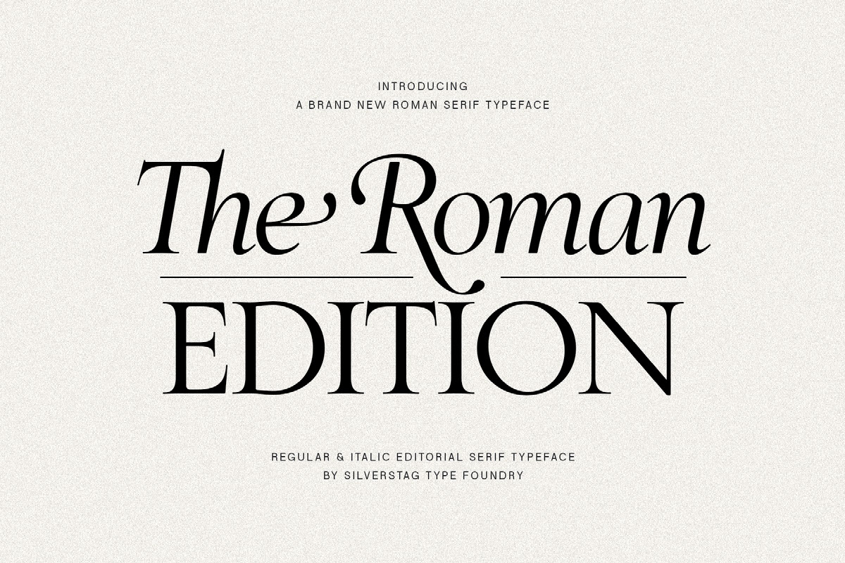 SLTF The Roman Edition - A Classical Serif Typeface on Behance :: Behance