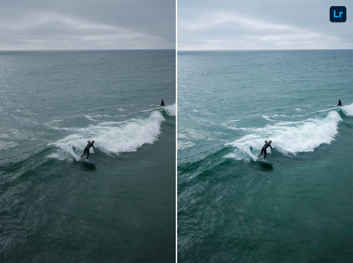 Surfingv at Pacific Beach | Remix | Photoshop Lightroom