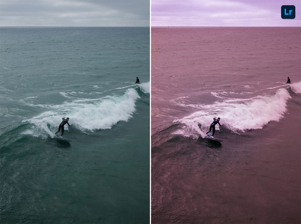 Surfingv at Pacific Beach | Remix | Photoshop Lightroom