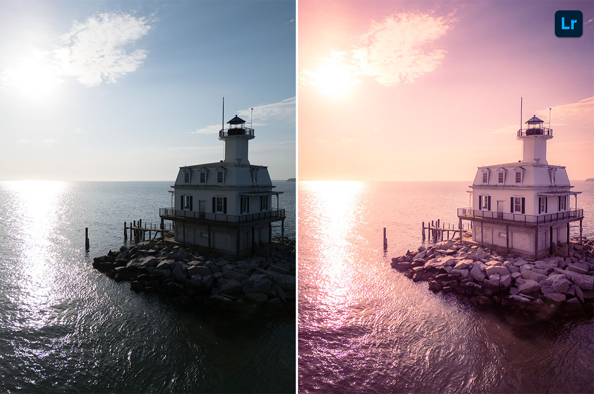 Long Beach Bar Lighthouse | Edit | Photoshop Lightroom