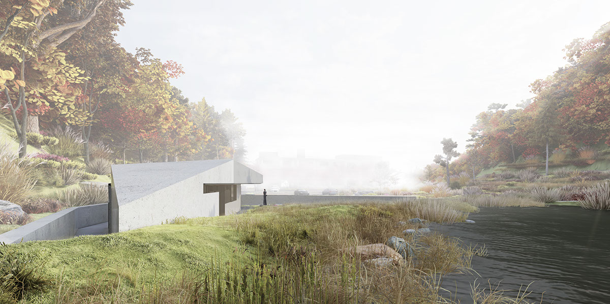 Sayuwon Park gate and facilities on Behance :: Behance