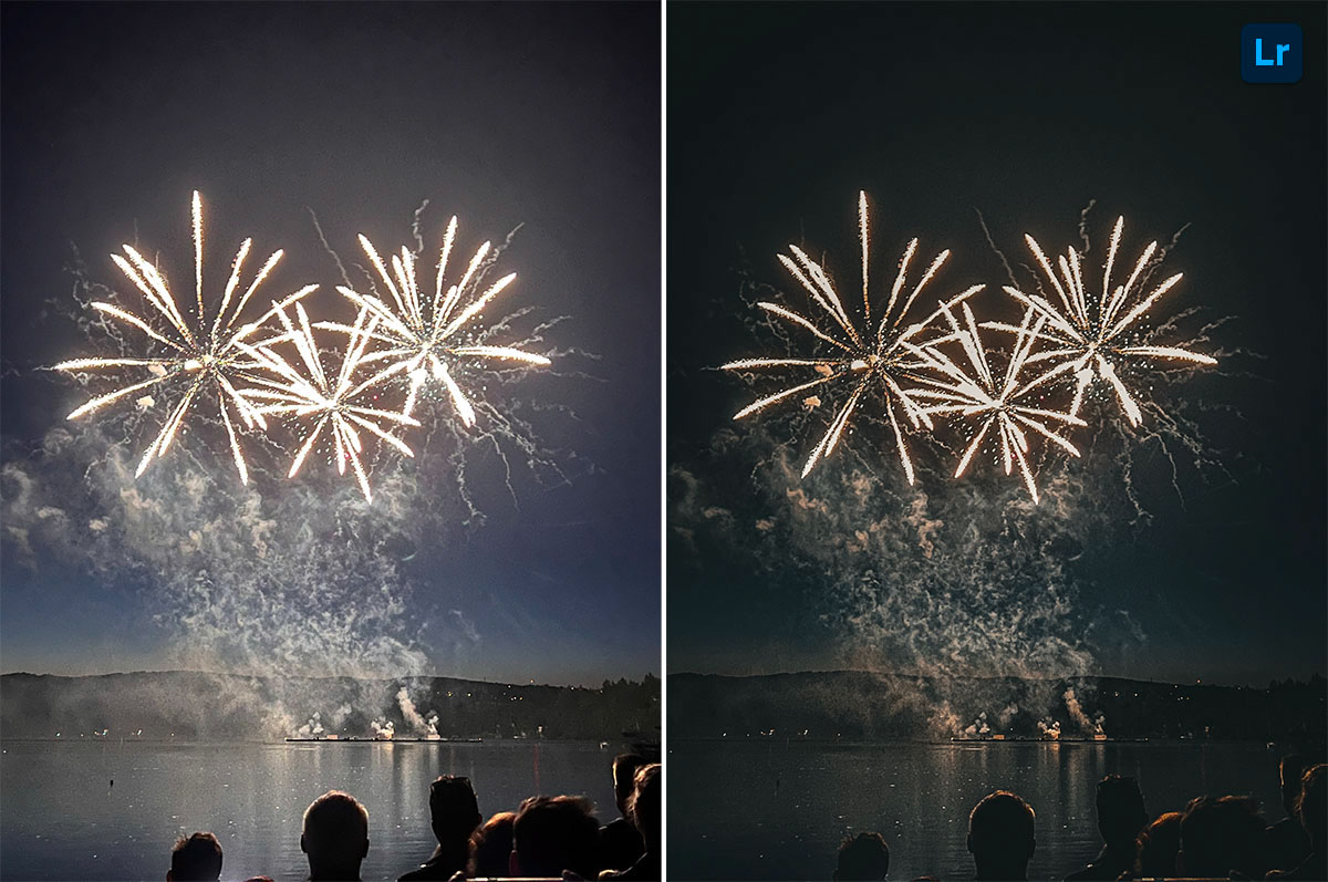 Summer fireworks | Remix | Photoshop Lightroom