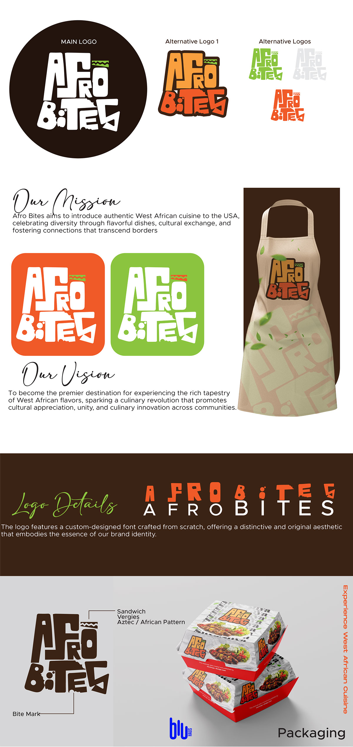 Afro Bites Logo Presentation on Behance :: Behance