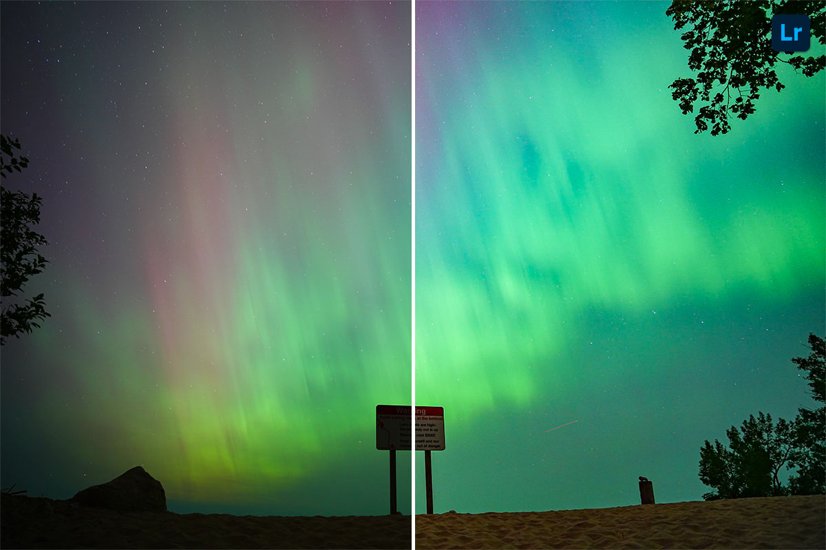Northern lights | Edit | Photoshop Lightroom