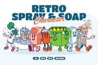 Retro Character Collection :: Behance
