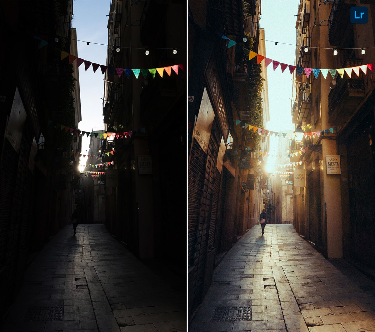 Sun drenched streets of Barcelona | Edit | Photoshop Lightroom