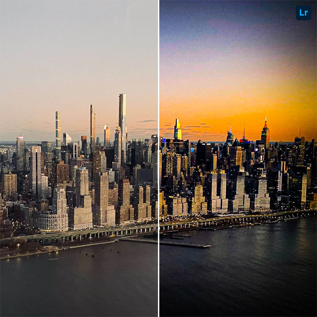 Manhattan from helicopter 2021 | Edit | Photoshop Lightroom