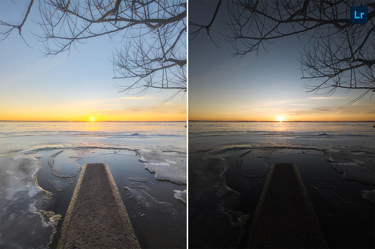 Very icy sunrise! | Remix | Photoshop Lightroom