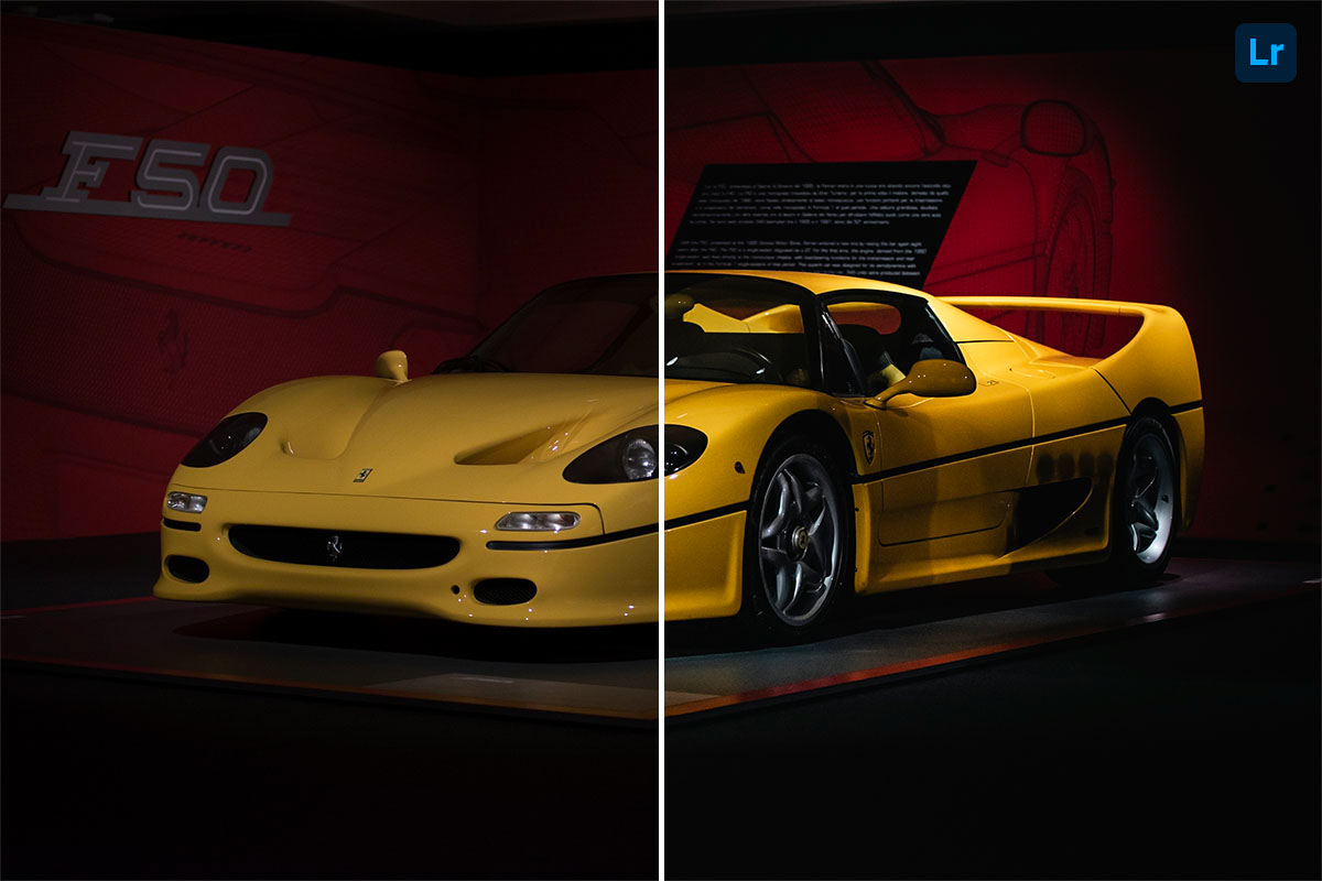 F50 - musée Ferrari | Edit | Photoshop Lightroom