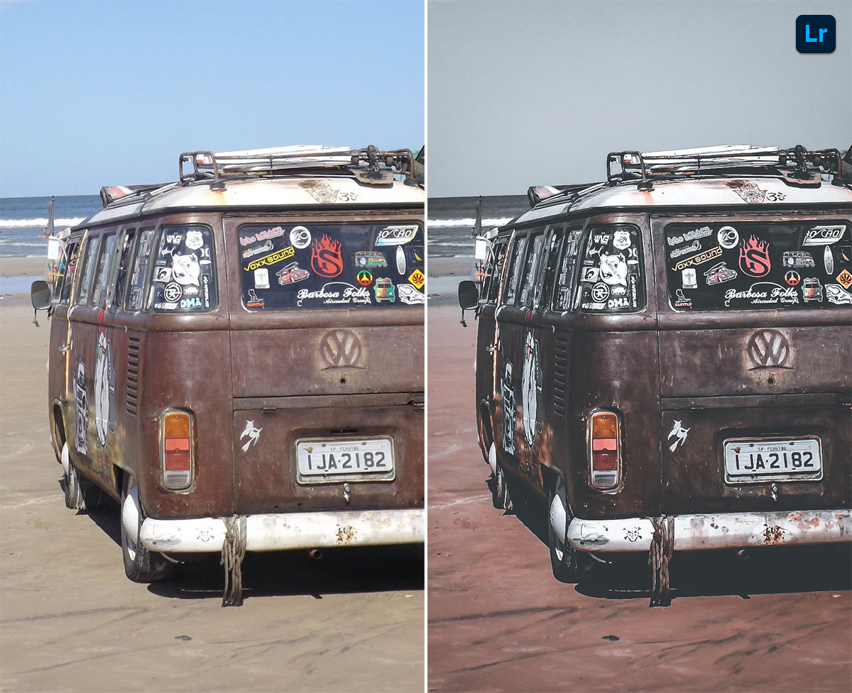 Kombi e mar | Remix | Photoshop Lightroom
