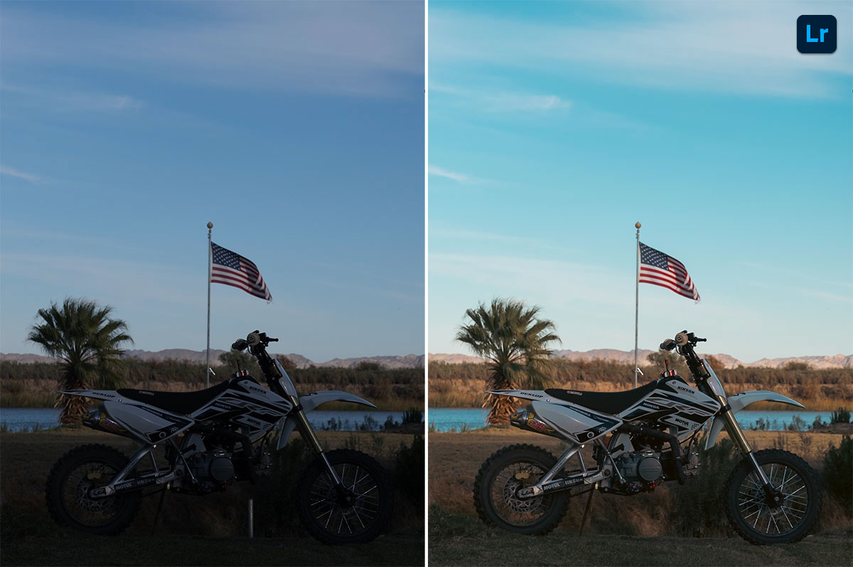 Honda dirt bike | Edit | Photoshop Lightroom