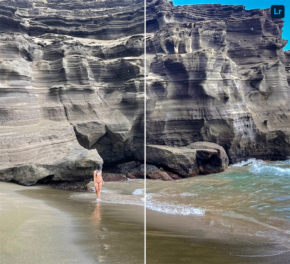 Green Sand Beach | Remix | Photoshop Lightroom